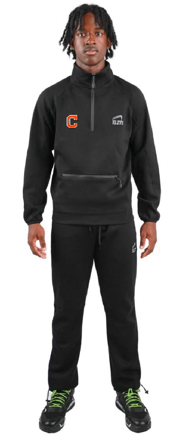 Catholic High Bears Premier Tech 1/2 Zip Pullover Set - Black – ELITE ...