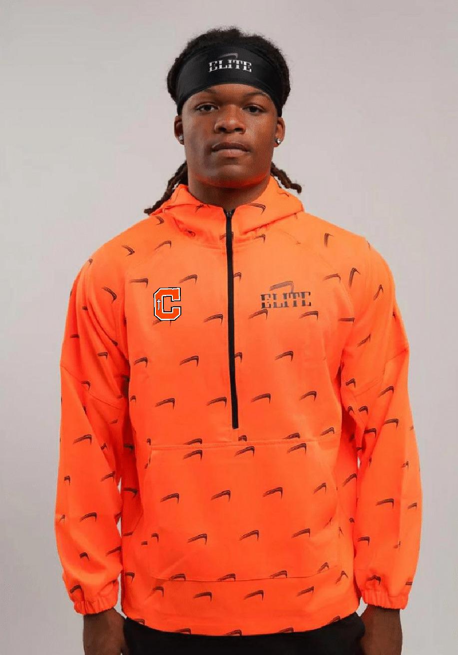 Catholic High Bears Logo Jacket - Orange – ELITE BY ECW - Team Sports