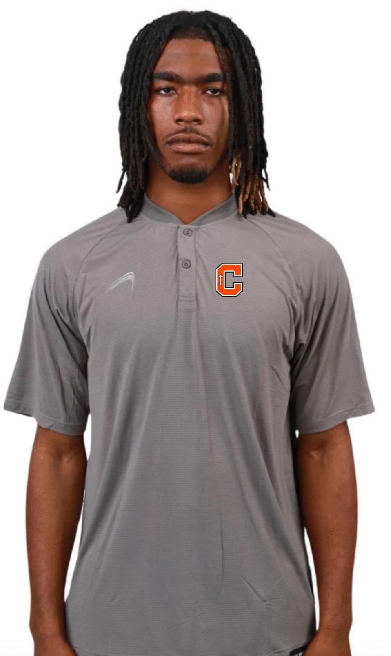 Catholic High Bears Golf Blade Polo - Grey – ELITE BY ECW - Team Sports